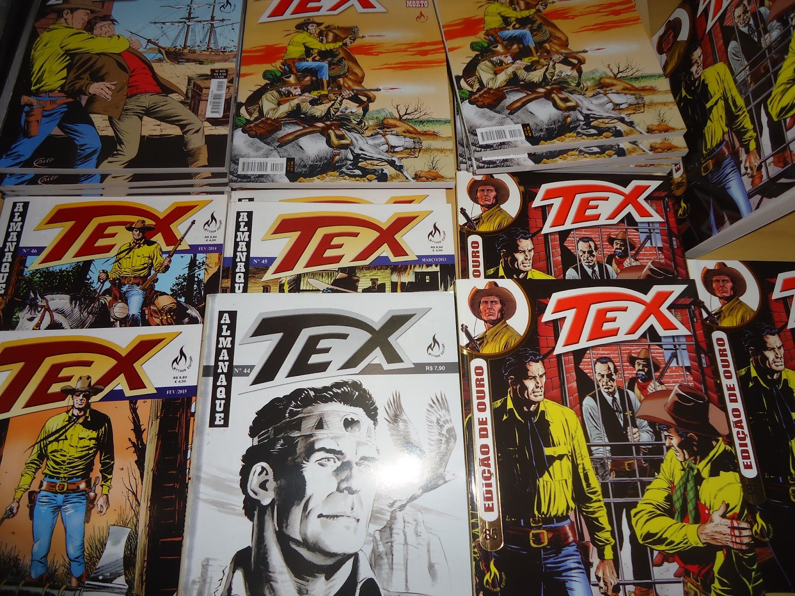 ZONA FRANCA COMICS: TEX 561 / TEX GIGANTE EM CORES 11 / TEX OURO / TEX ...