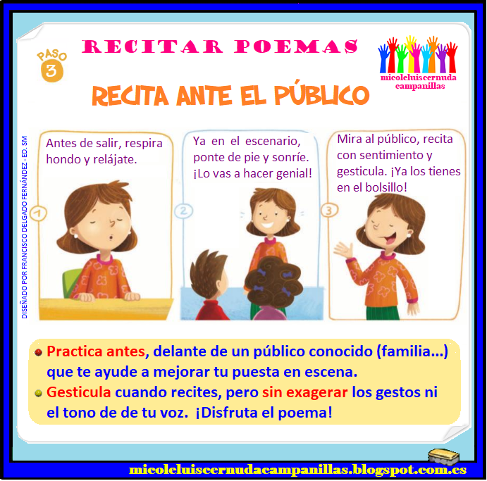 Gotitas de naranja y limón 4: RECITAR POEMAS