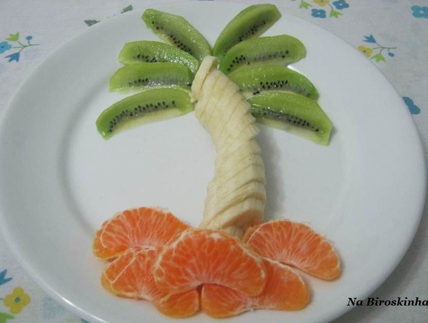Arte com Frutas - Na Biroskinha