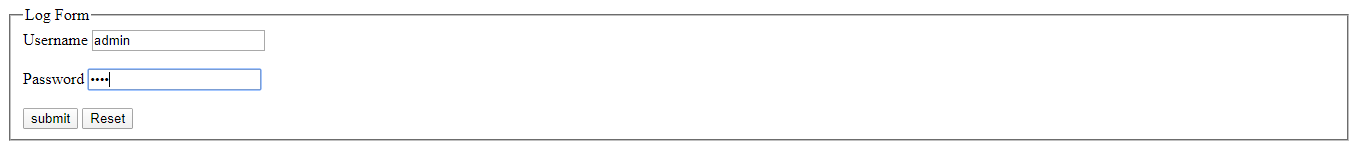 Example for Fieldset |HTML|