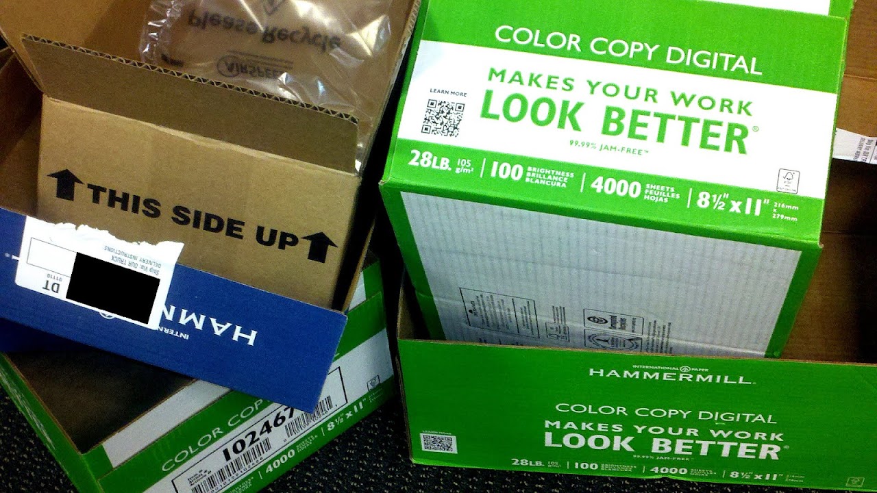 Units of paper quantity Box - Box Choices