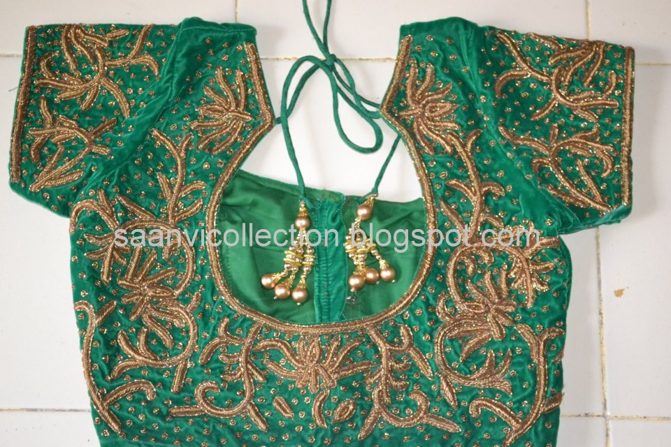 world of ethnic fashion !!!: Zardosi work blouses