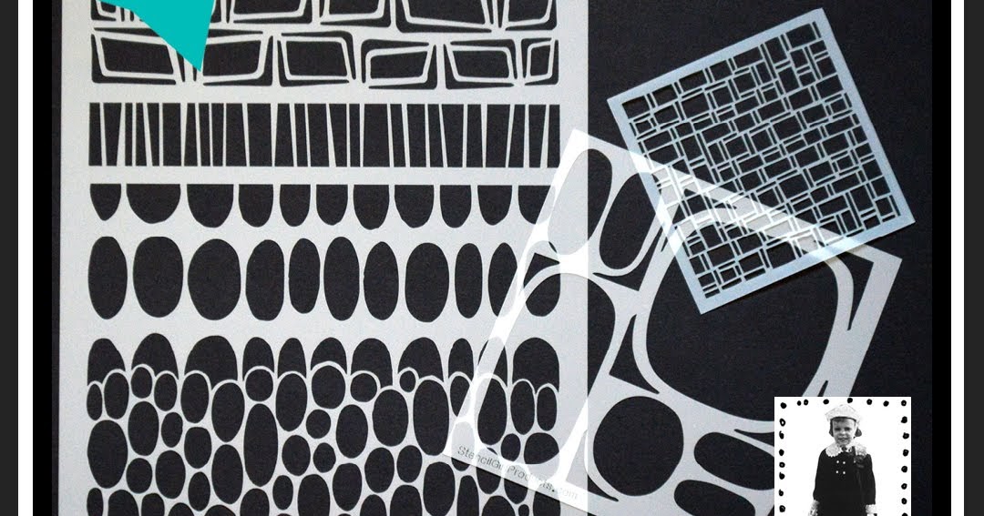 StencilGirl® Talk: Revealing Rex Ray-esque, the StencilClub Set for ...