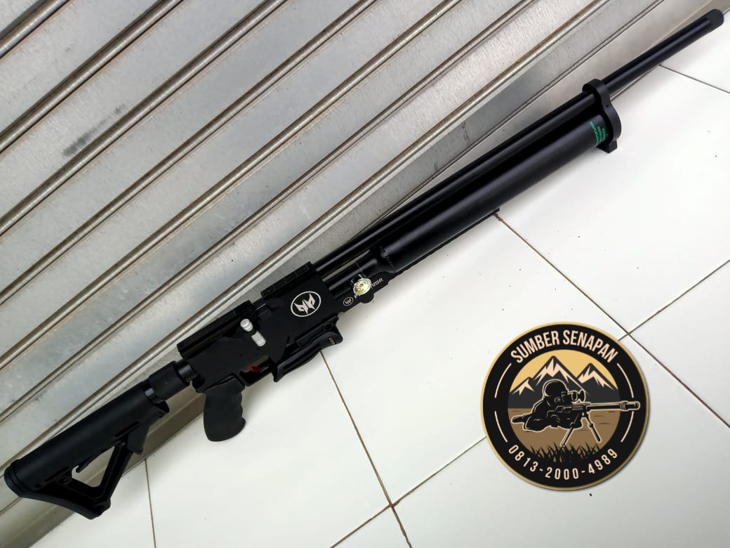 Jual Senapan Angin PCP: SENAPAN ANGIN PCP FULL CNC PREDATOR TACTICAL BOCAP 500CC POPOR LIPAT ...