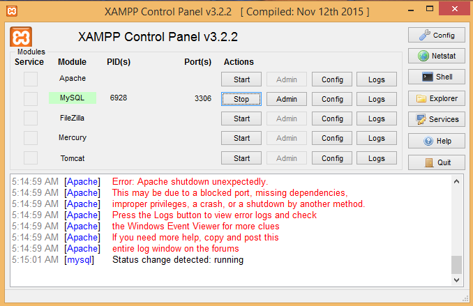 Cara Mengatasi XAMPP yang apache nya tidak mau start atau run ...