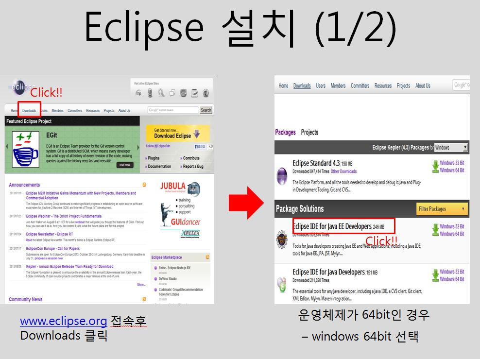 Leejinse java academy: Java개발환경 및 프로젝트생성 (JDK환경변수, Eclipse, UTF-8, 프로젝트)