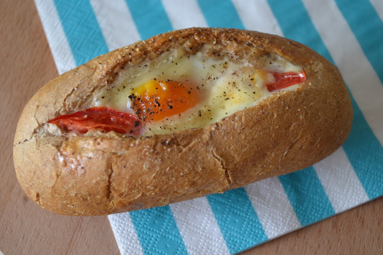 Mijn kookavonturen: Broodje ei uit de oven