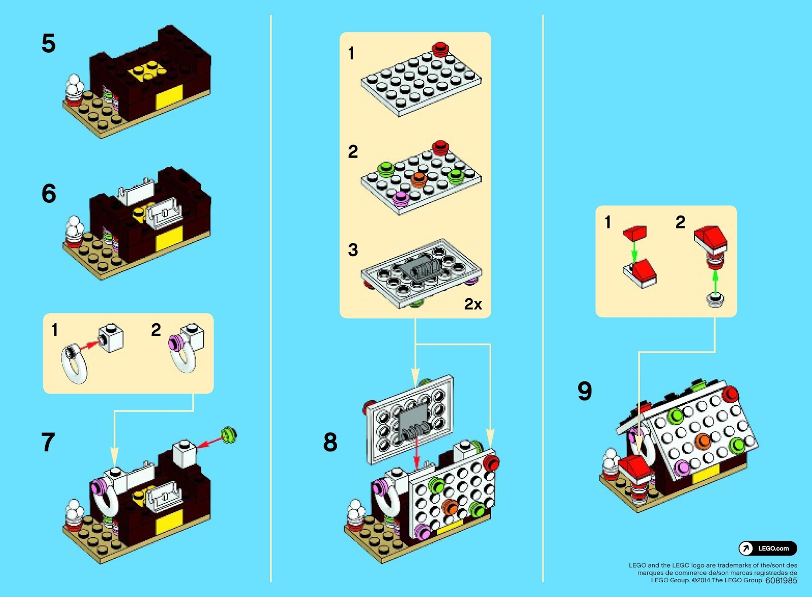 SkaViLeka.se: Bygg ett litet pepparkakshus i LEGO.