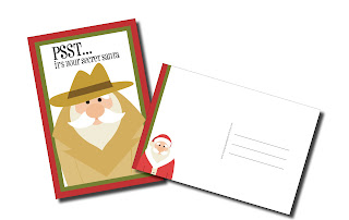 May I Propose A Postcard?: Free Printable Secret Santa gift tags