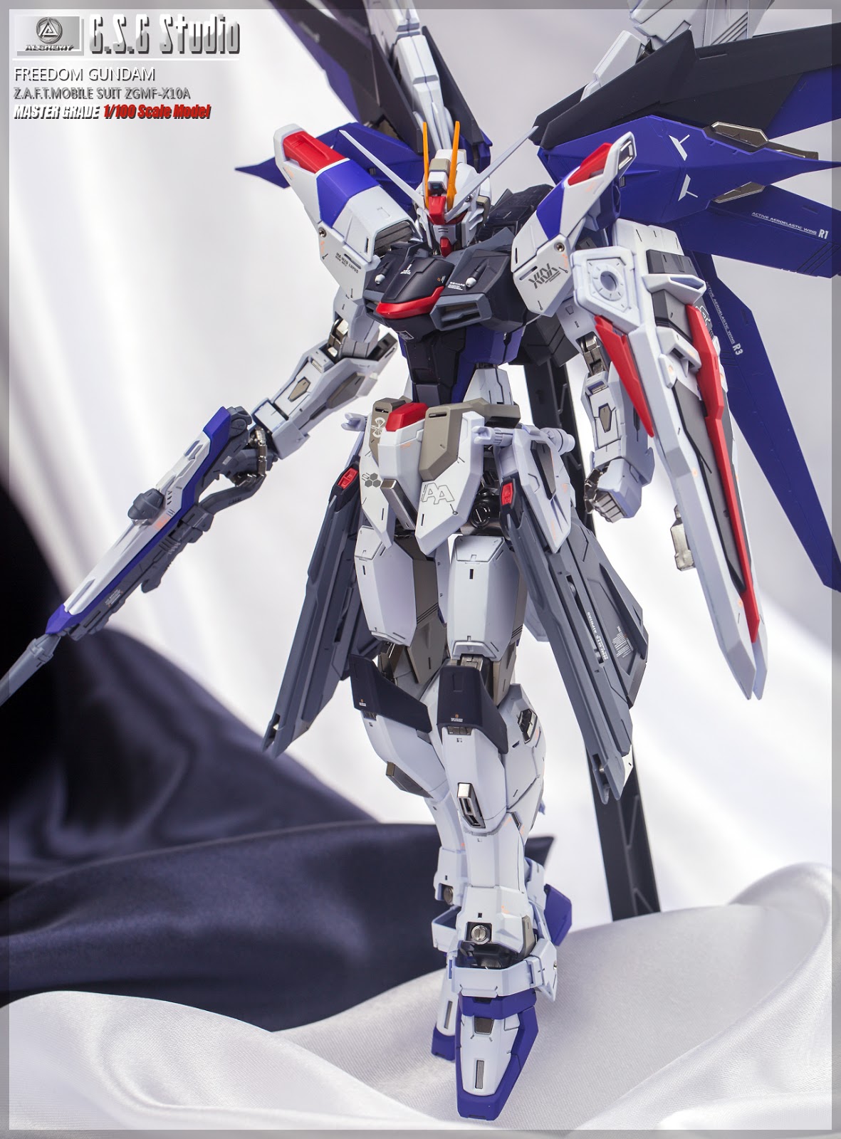 GUNDAM GUY: MG 1/100 Freedom Gundam Ver. 2.0 - Painted Build