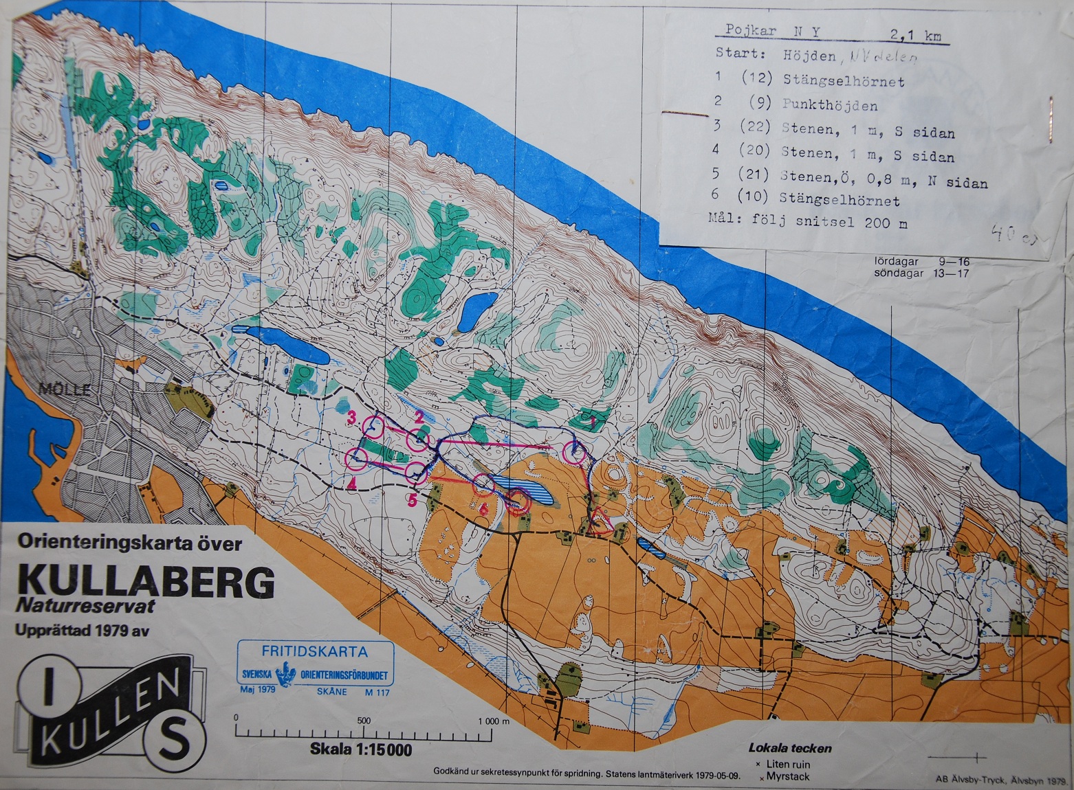 Den bruna mossan - ett orienteringstestamente: 28 - 1979 - Kullaberg ...