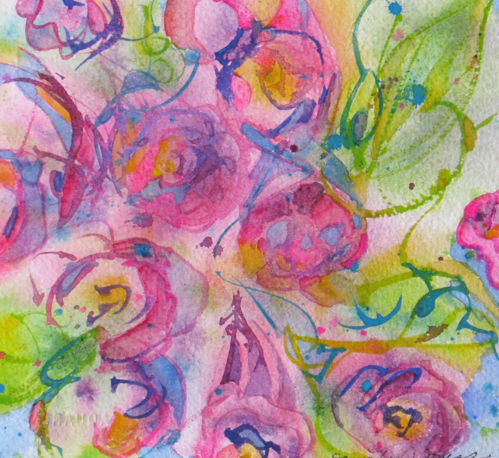 Watercolor Artists International: SOLD "Floral Insanity" Original ...