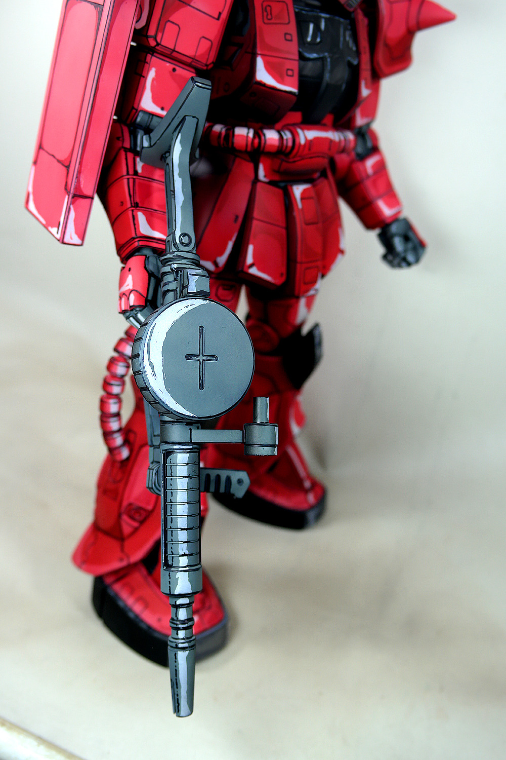 GUNDAM GUY: 1/48 Mega Size Char's Zaku II [Anime Colors] - Painted Build