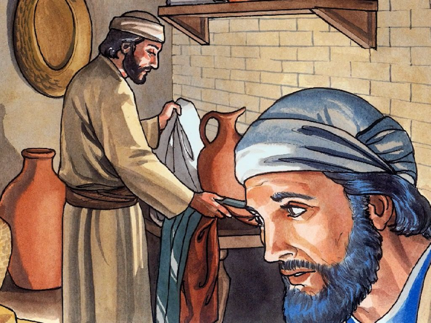 Jesus Washed His Helpers' Feet