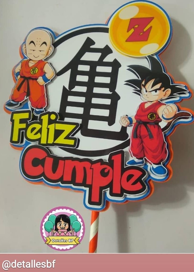 Topper Dragón Ball - Mis Toppers Tus Toppers