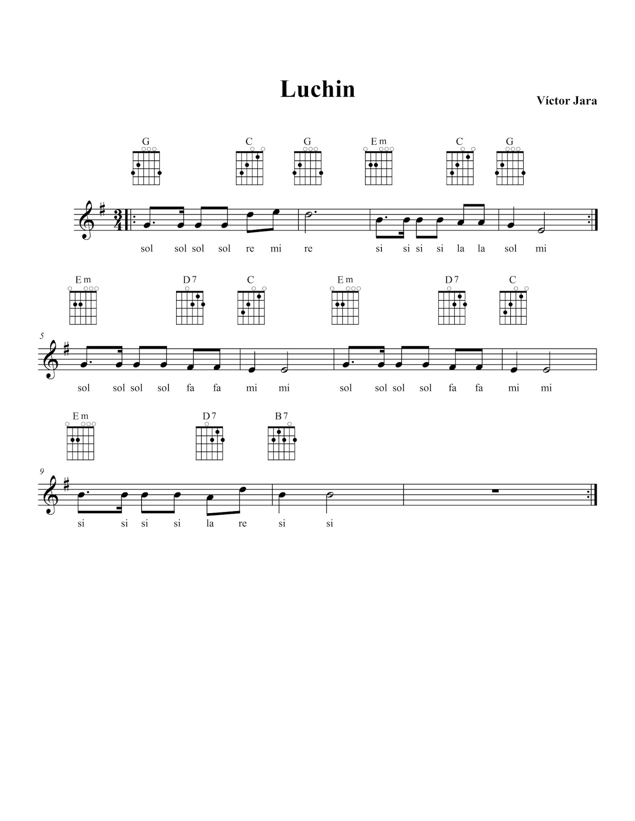 El Profe de Música: 5º Básico"LUCHÍN" (VÍCTOR JARA)