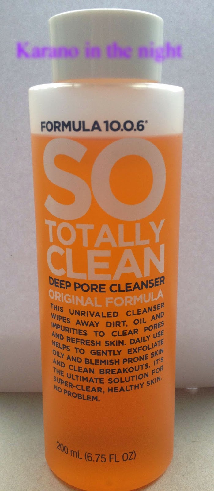 Part-time makeup hoarder: Formula 10.0.6 So Totally Clean deep pore ...