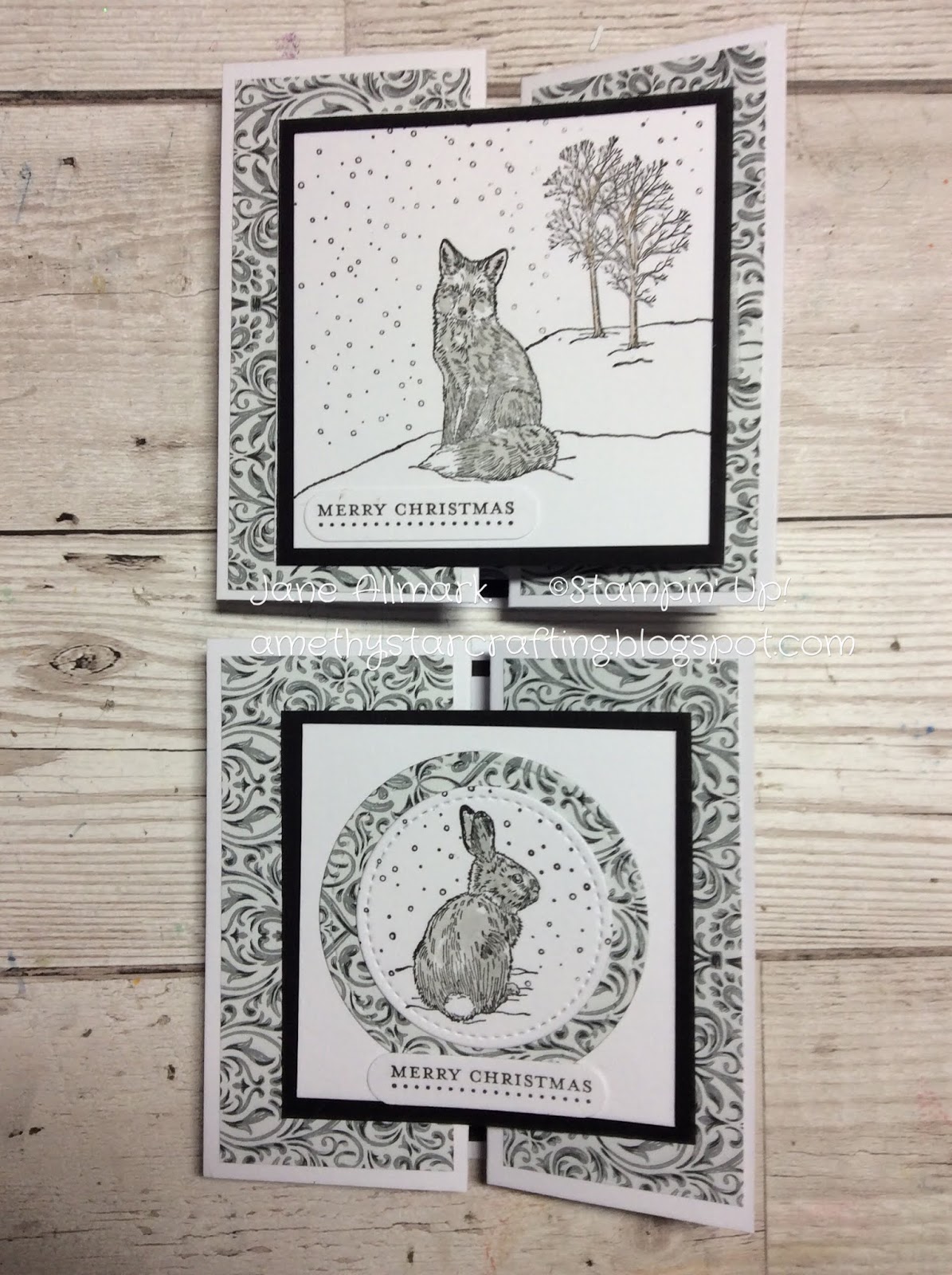 Crafting With Jane: Make Two Tri-Fold Cards From One Sheet Of Cardstock ...