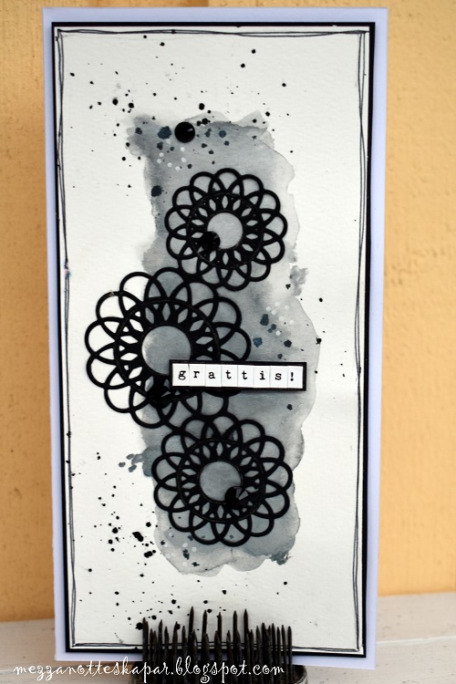 Mezzanotteskapar- Mixed Media made by Katja: Sizzix-Doily Mask