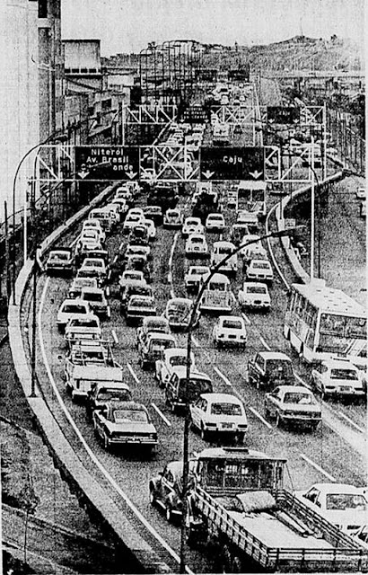 RIO DE JANEIRO, VIADUTO DO GASÔMETRO, 1978