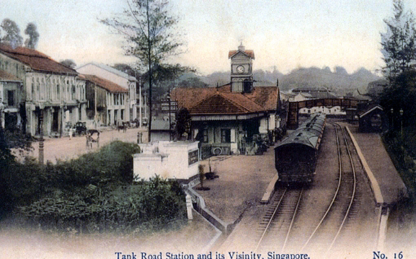 transpress nz: the old Tank Road railway station, Singapore