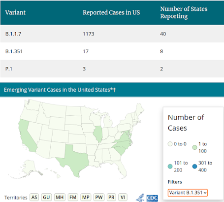 Avian Flu Diary: CDC Updated COVID Variant Map (Feb 14th)