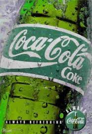 La Coca Cola era de color verde