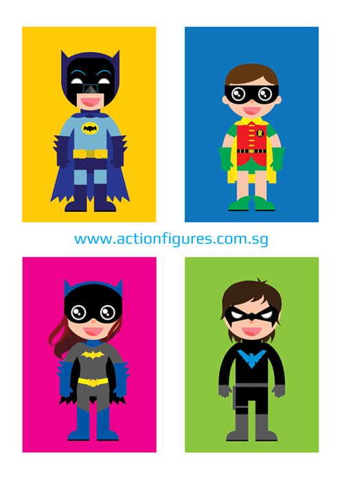 toyhaven: Superhero Prints now available at www.actionfigures.com.sg