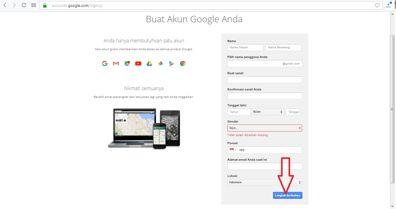buat akun gmail