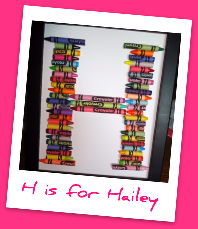 Holy Craft!!: Crayon Letter Art