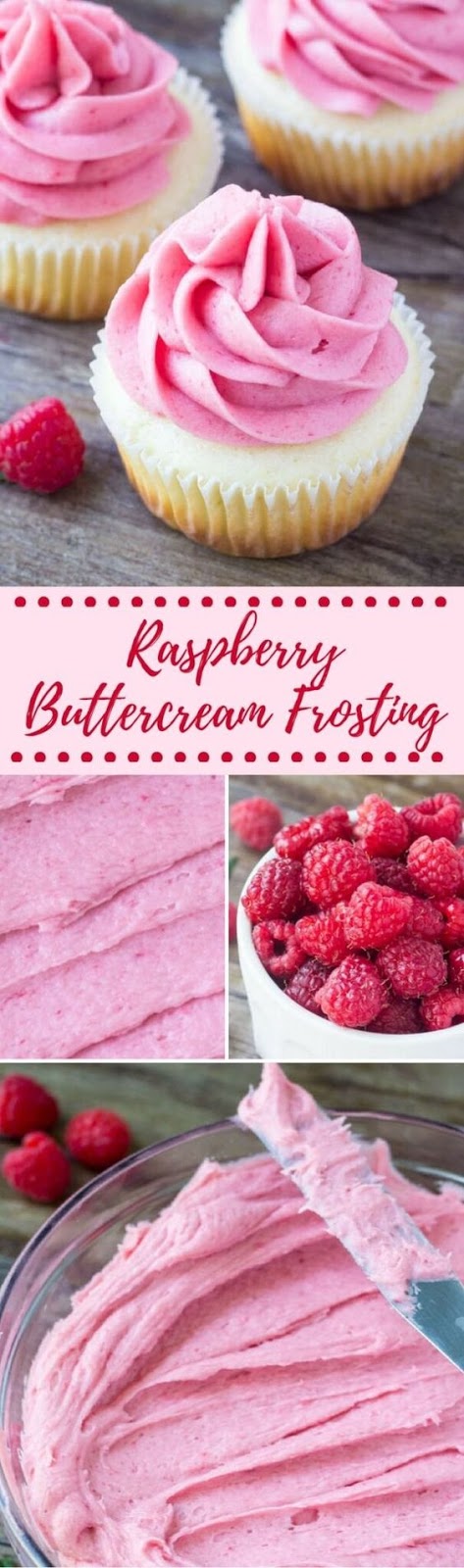 Raspberry Buttercream Frosting - vegan recipe meal prep