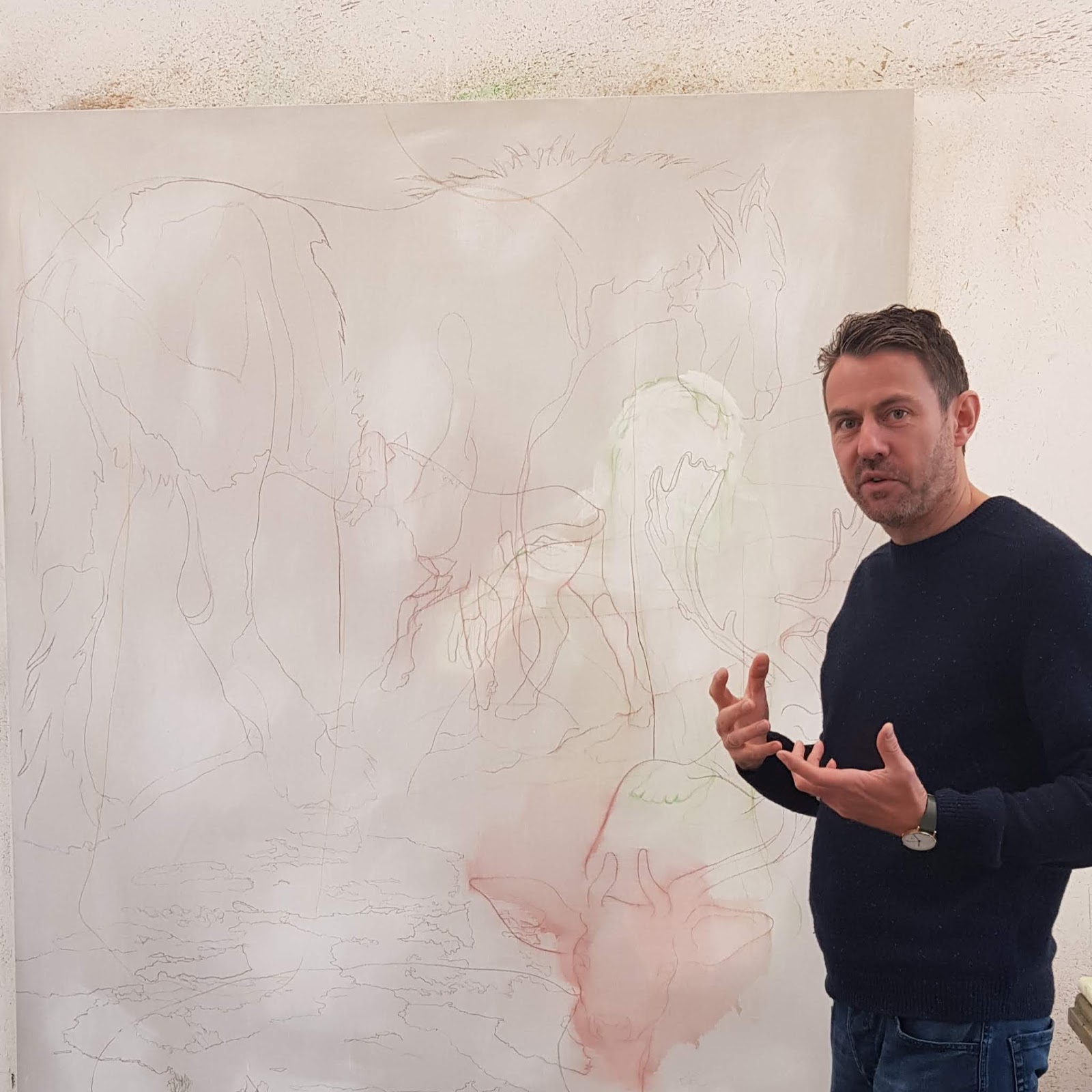 In the Studio with British Artist Nigel Cooke