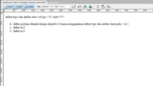 pengertian elemen DAN source code pada html
