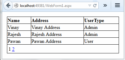 GridView Bind Using DataTable With Paging In Asp.Net Using C#.Net « Asp ...
