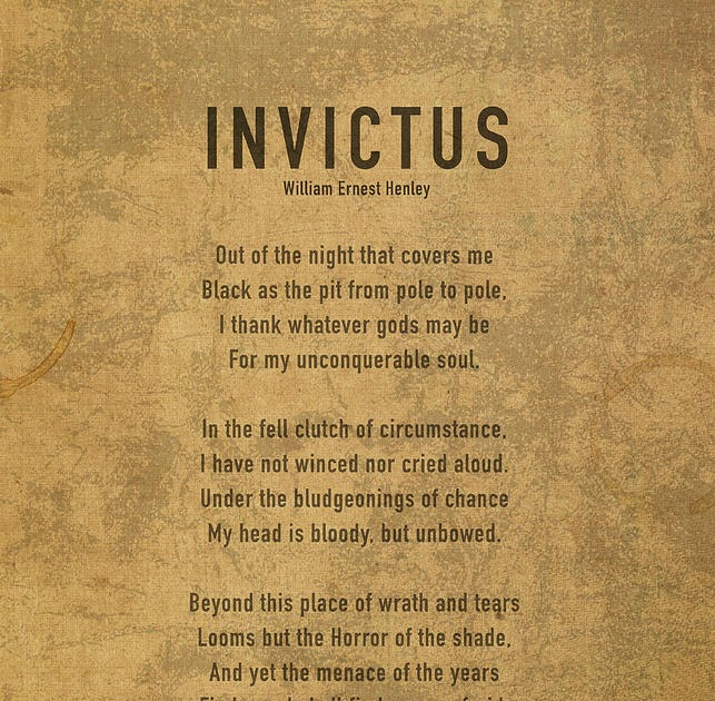 INVICTUS BY WILLIAM E HANLEY: POEM ANALYSIS