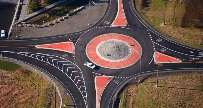 Rotary Intersection of Roads and its Design Factors? Traffic Rotary and ...