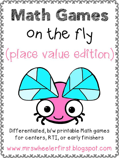 Mrs. Wheeler's First Grade Tidbits: NEW "On the Fly" Games!!