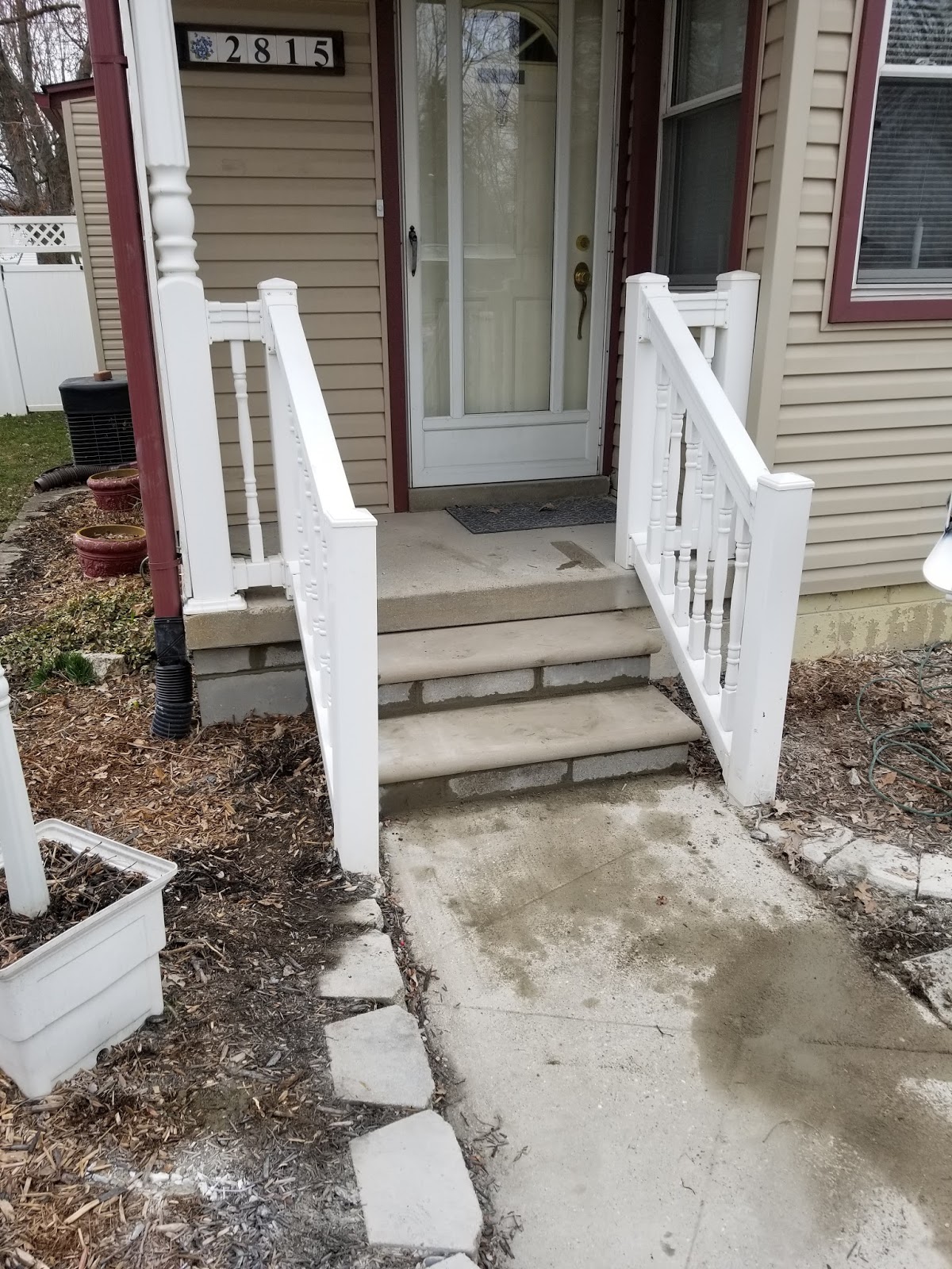 !TOP VALUE CONSTRUCTION LLC!: Porch Rebuild ans Step Replacement