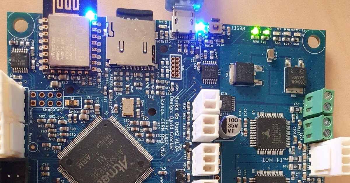 First steps with a Duet 2 Wifi