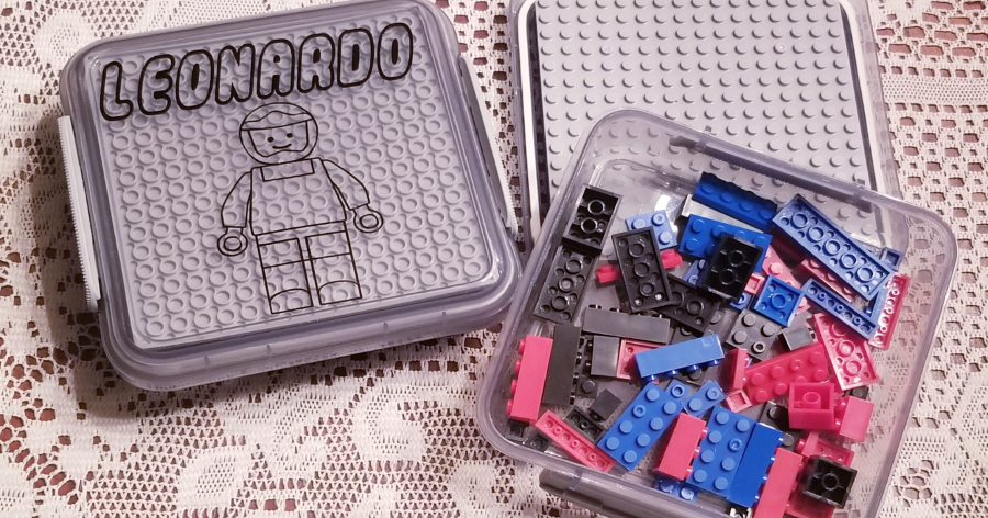 Fields Of Heather: Dollar Tree Travel "lego" building blocks box