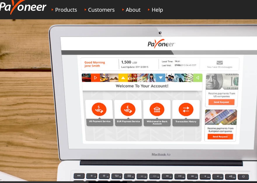 Explain Payoneer And How To Register On The Site And Get A