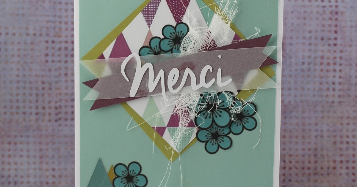 Histoire de...: Scrap'carte {merci}