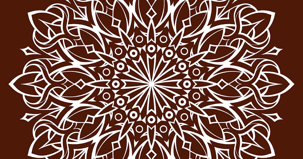 Arabesko: Arabesco mandala decorativo. Dibujo vectorial. Decorative ...