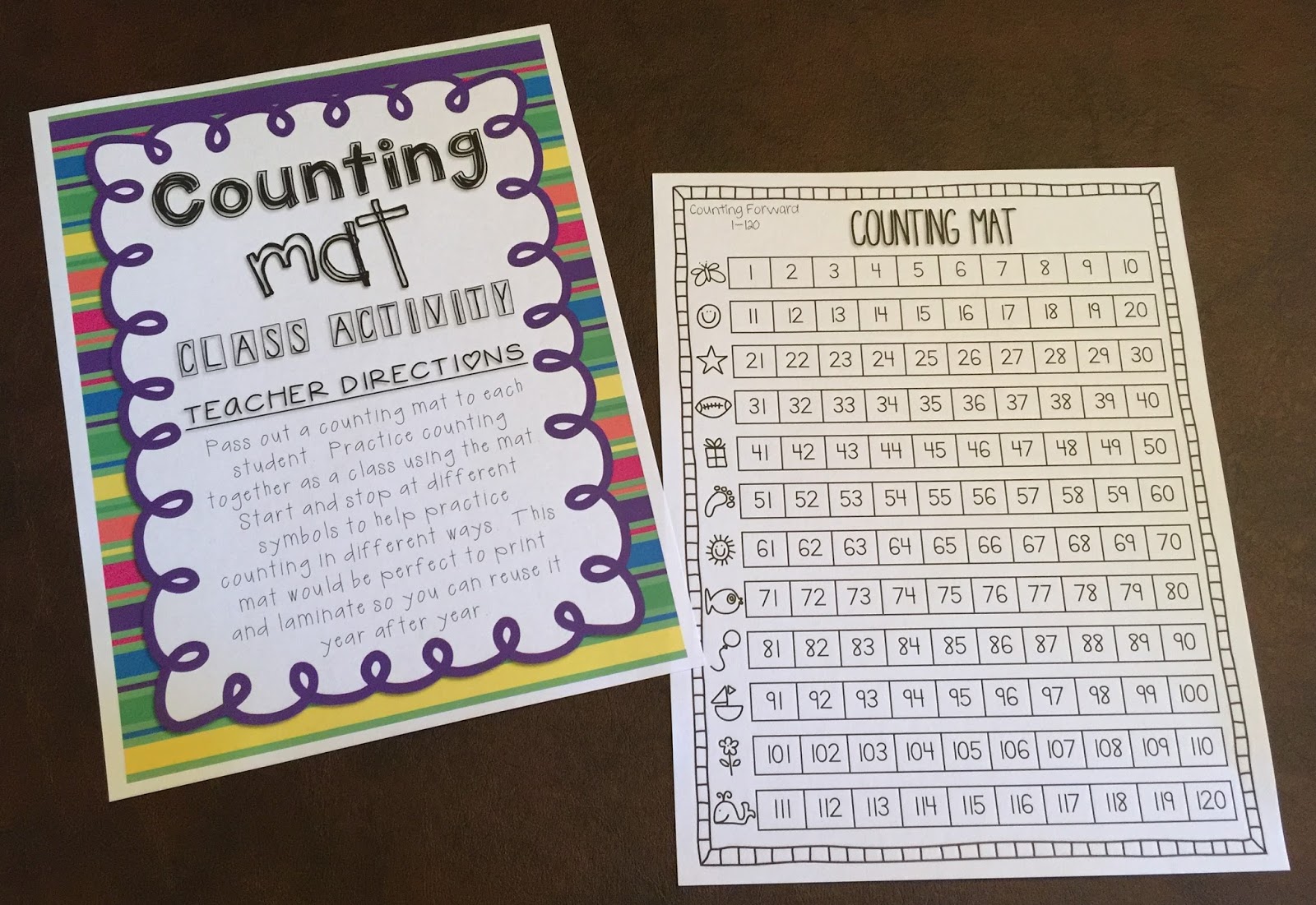 Teaching With Terhune: Counting and Writing Numbers 1-120