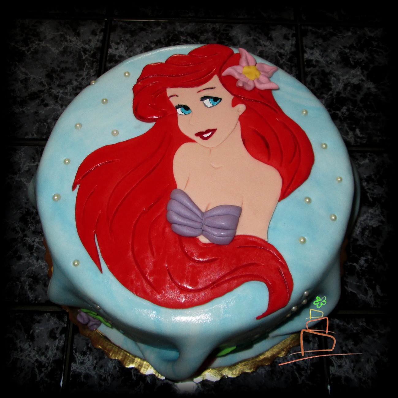 Torty InaS: Tort Księżniczka Ariel