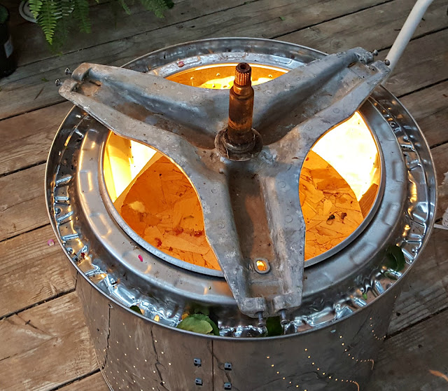 Penny's Vintage Home: Stainless Steel Washer Tub Repurposed