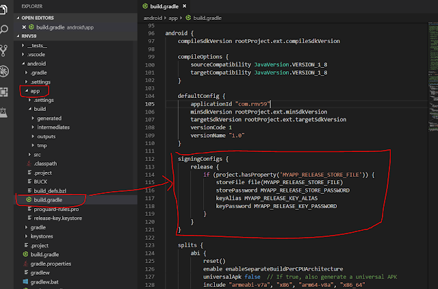 React Native Generate Release APK through Windows Command Prompt ...