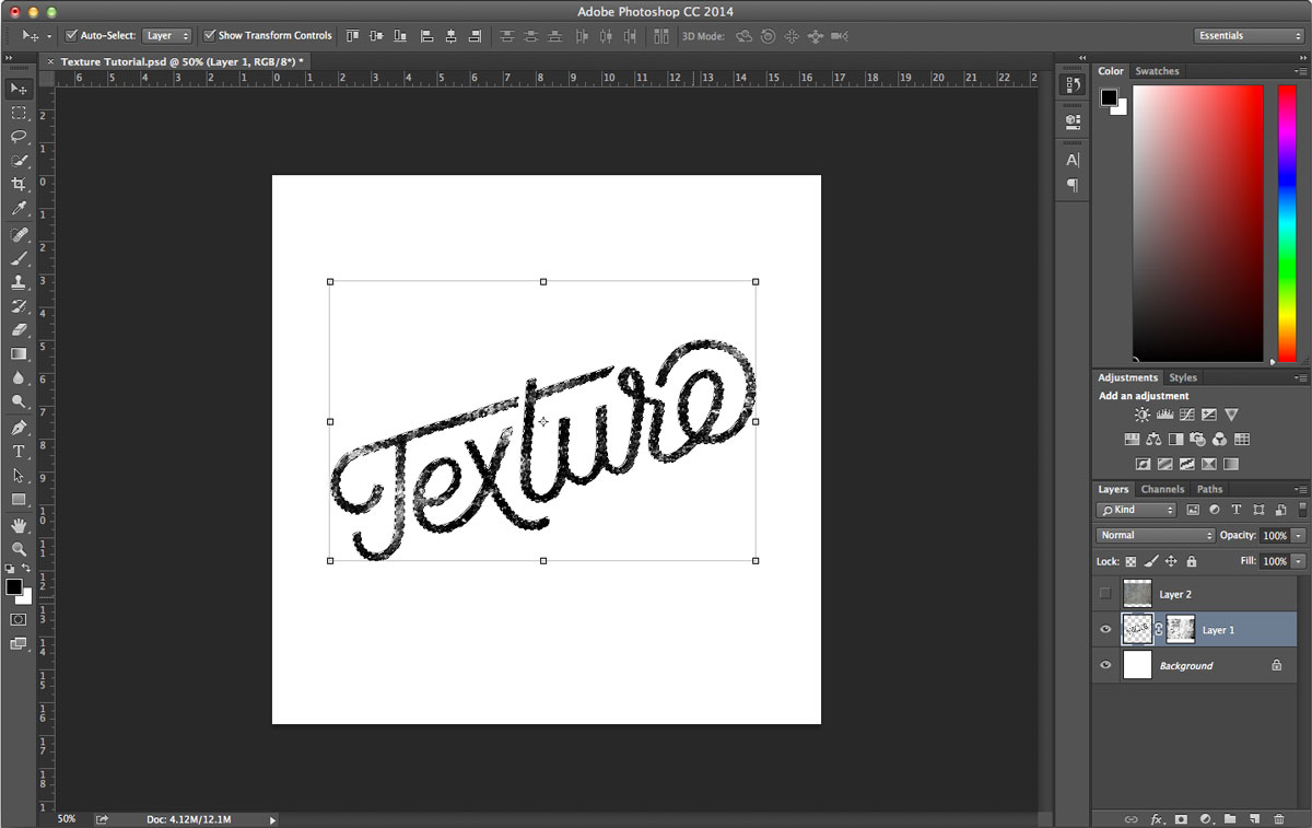 Tutorial: Learn How To Add Texture to Text | A Pair of Pears | Bloglovin’