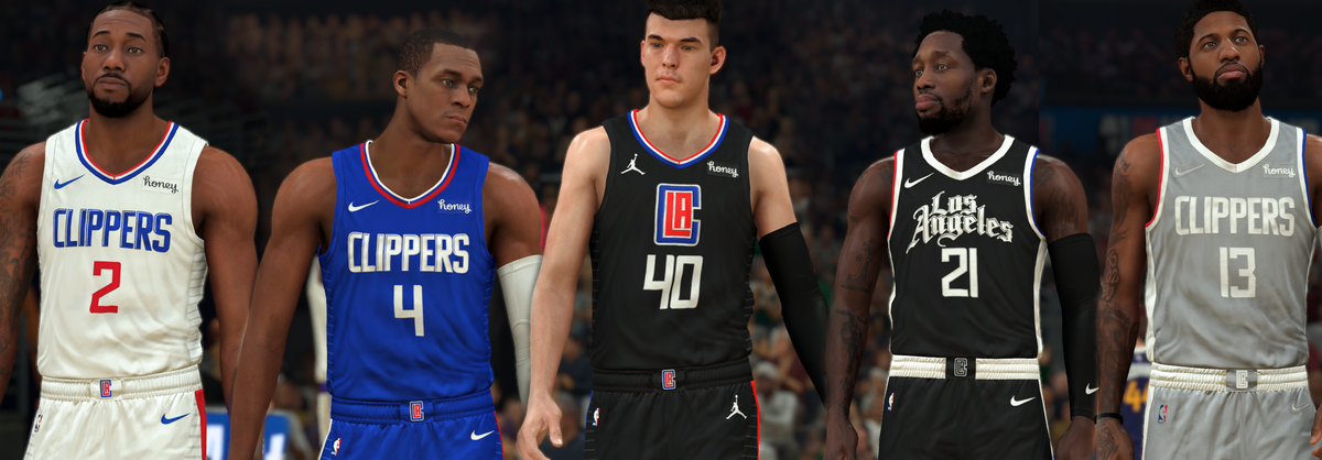 NBA 2K21 Los Angeles Clippers 2020-21 Jersey Pack by Pinoy21 - Shuajota: NBA 2K23 Mods, Rosters ...