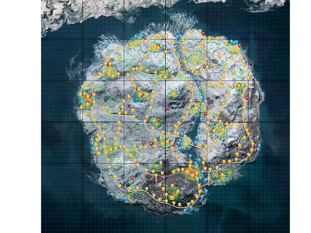 Vikendi map - Pubginfo